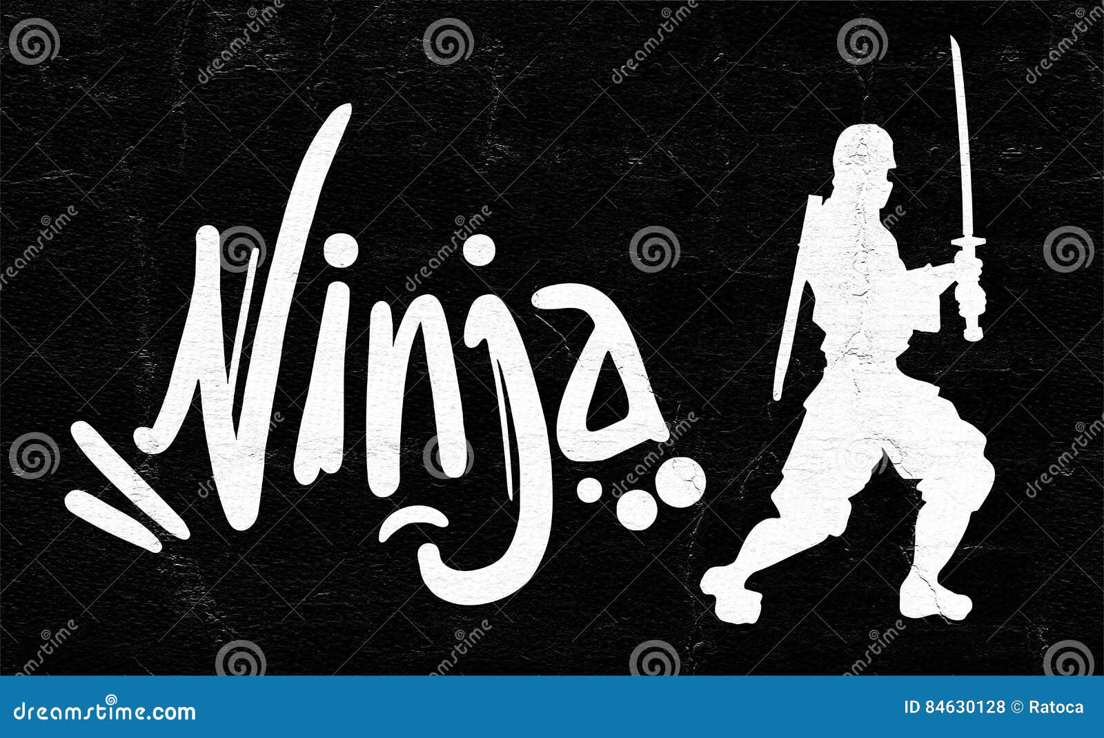 Ninja symbol stock illustration. Illustration of ninja - 84630128