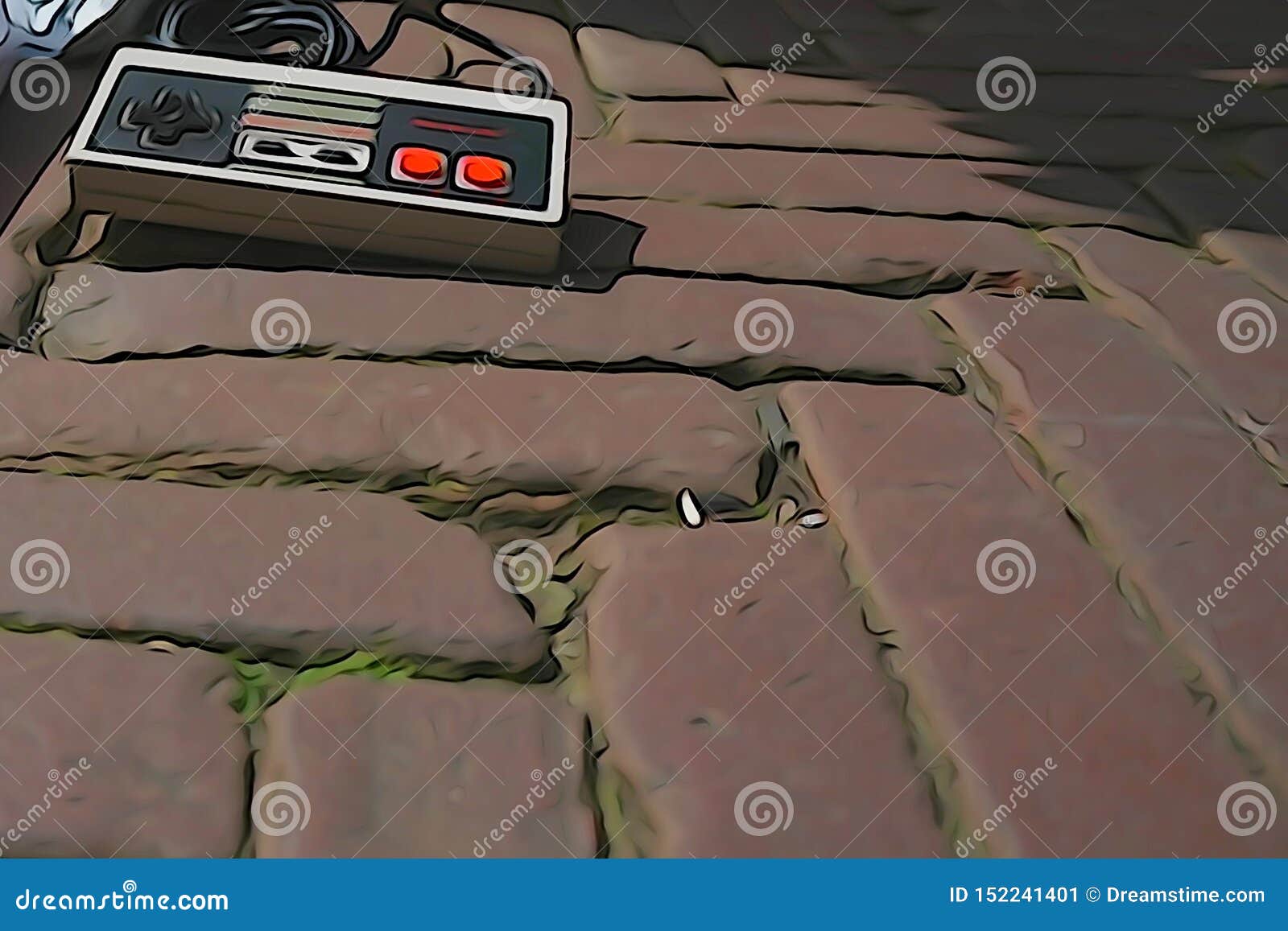 Controller For Nintendo Switch Cartoon Vector | CartoonDealer.com #89169399