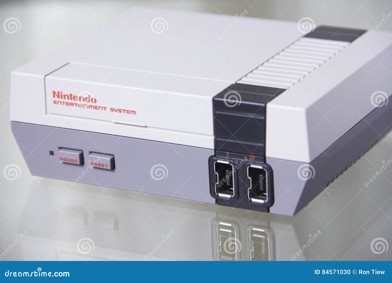 Nintendo NES Classic Edition with Reflection Editorial Image - Image of ...