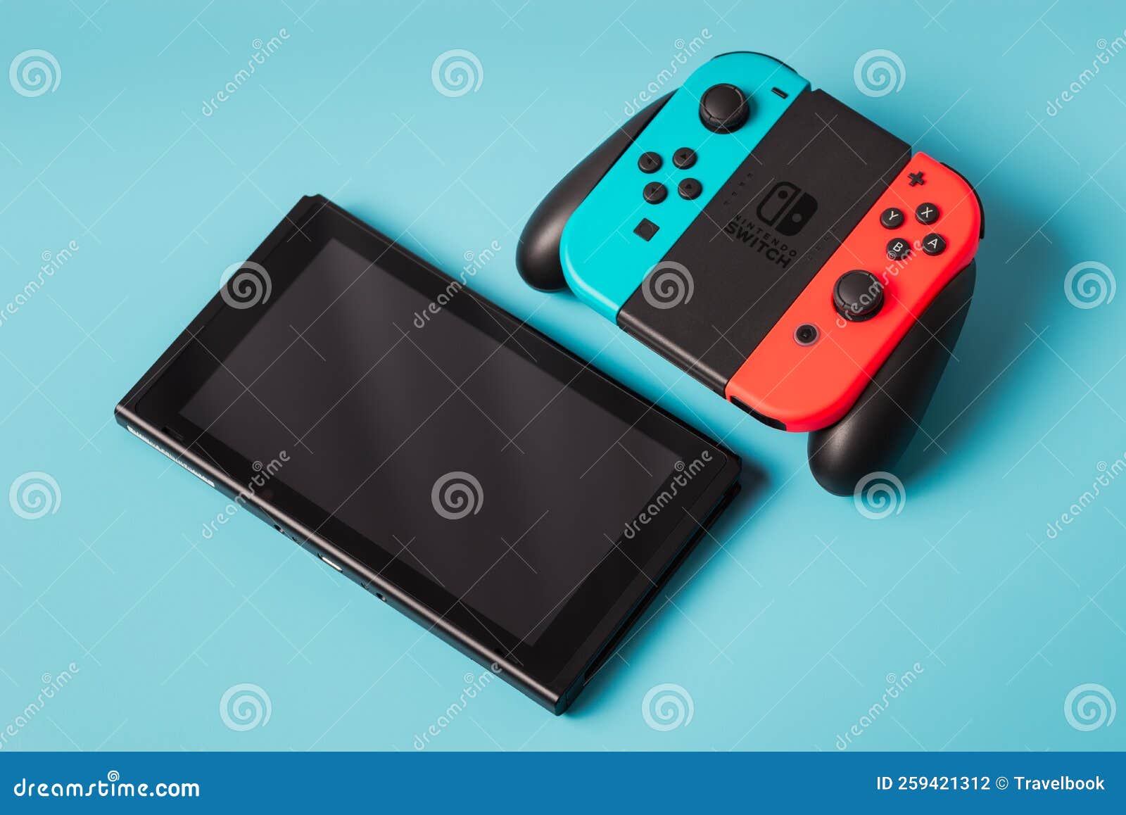 Nintendo Switch Game Console Copy Space Background. Editorial ...