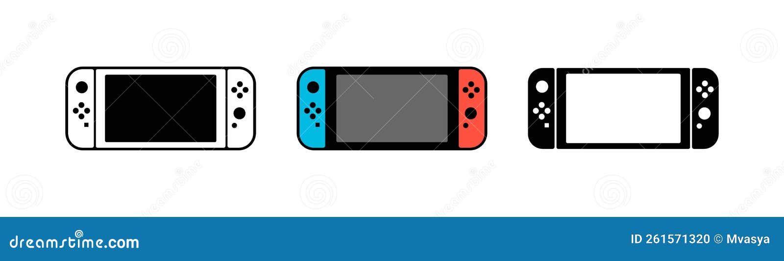 Nintendo Switch. Game Controller Design Template Icon Stock Vector ... Nintendo Switch. Game Controller Design Template Icon Stock Vector ...