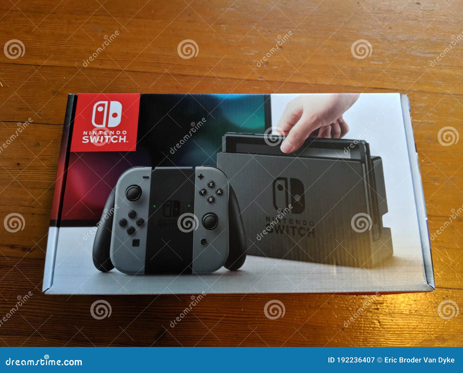 Nintendo Switch Game Machine in Box Editorial Photography - Image of ...
