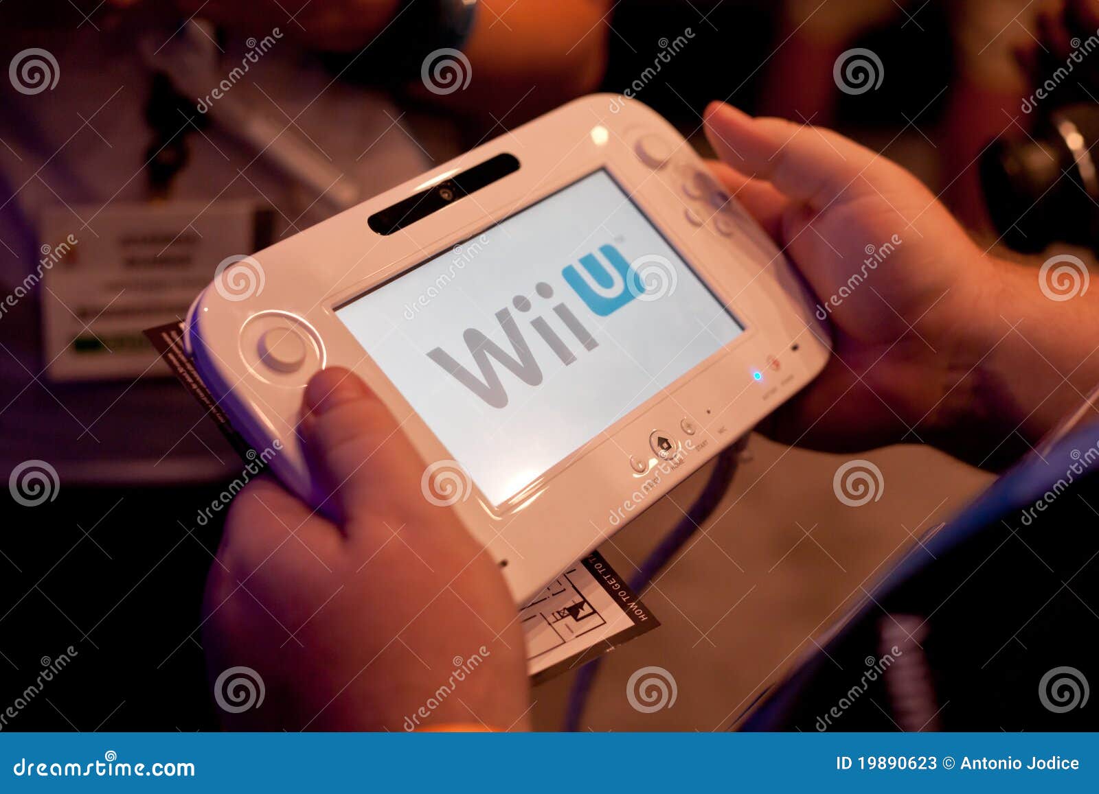 Nintendo Wii U at E3 2011 editorial stock photo. Image of enjoy - 19890623