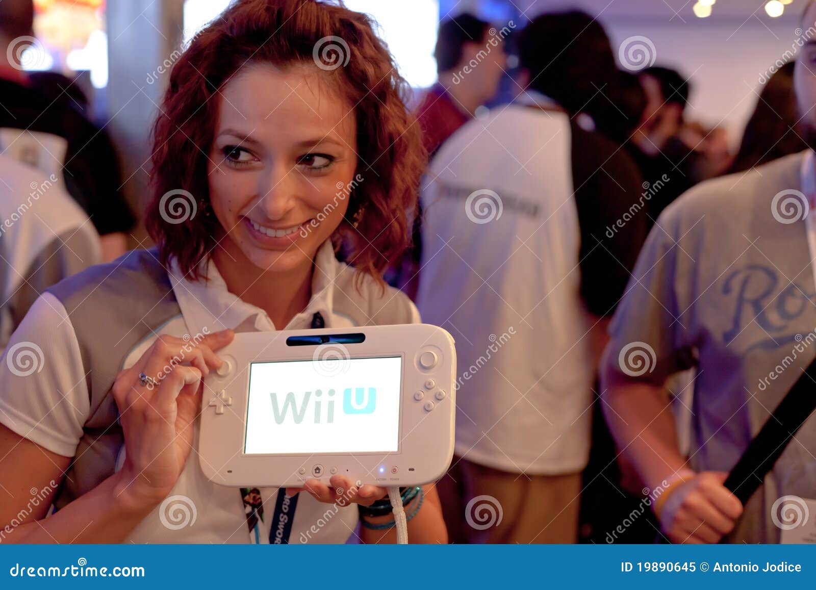 Nintendo Wii U at E3 2011 editorial image. Image of control - 19890645