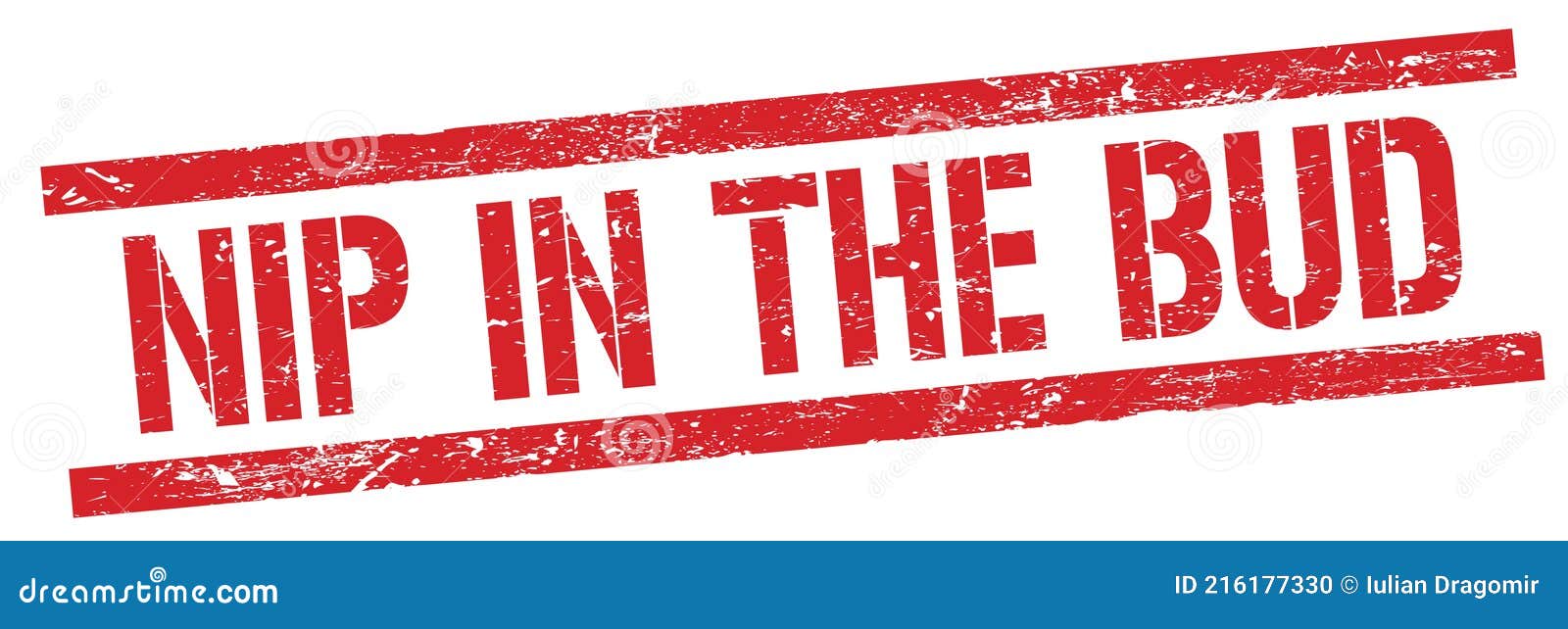 NIP in the BUD Text on Red Grungy Rectangle Stamp Stock Illustration ...