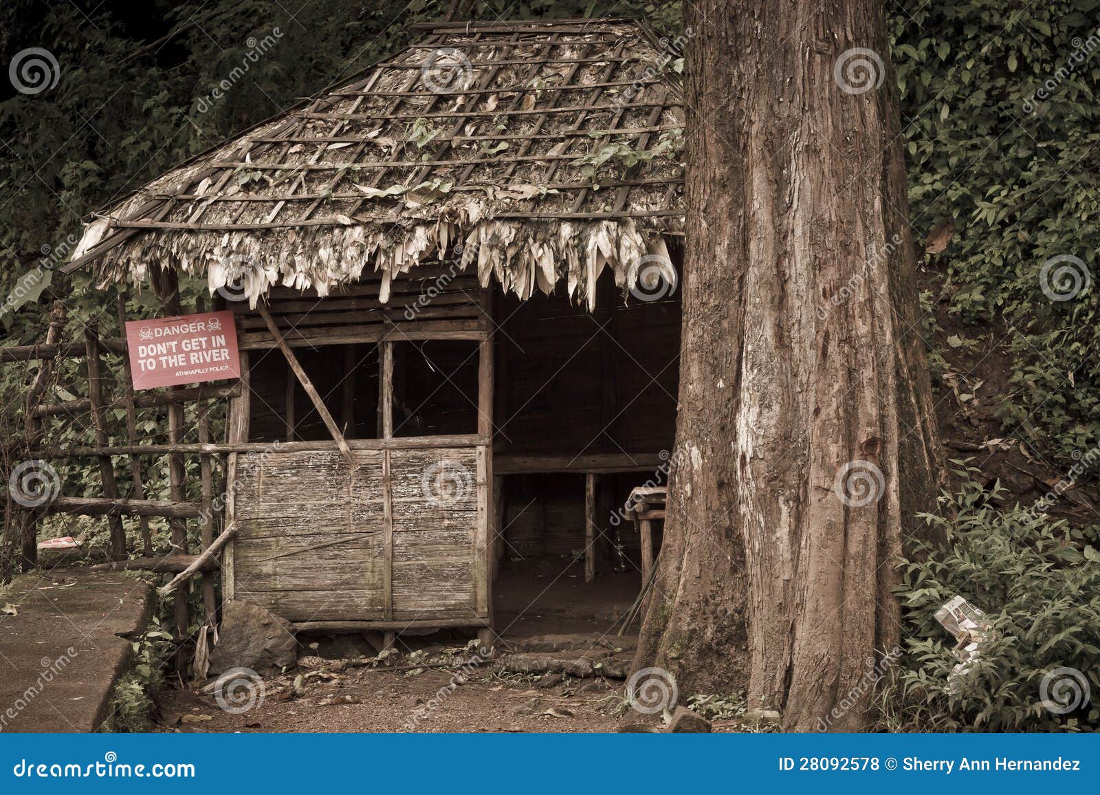 Nipa hut stock photo. Image of kerala, landscape, nipa - 28092578