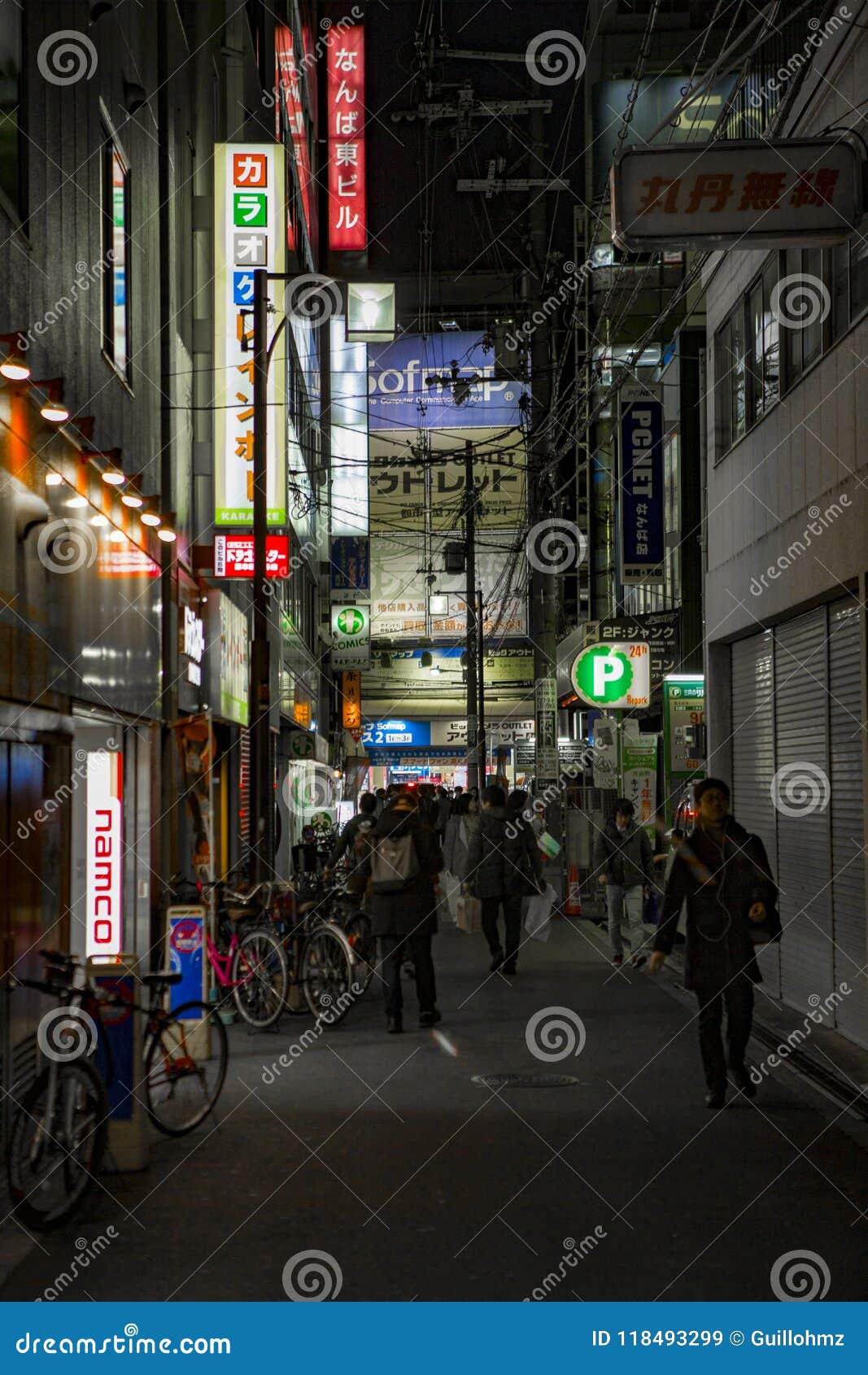 Nipponbashi Den Den Town Osaka Japan Redaktionell Fotografering för ...