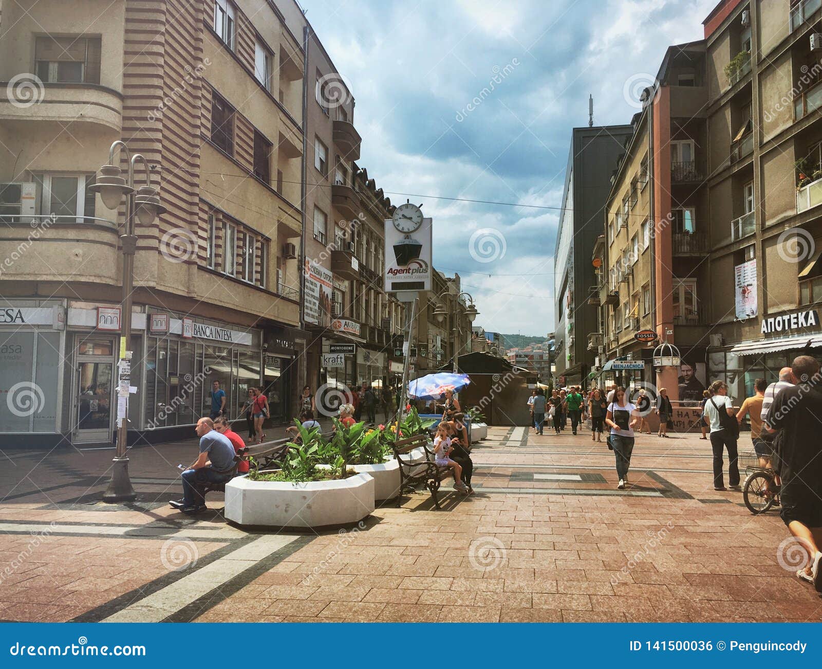 Nis city view editorial photo. Image of view, serbian - 141500036