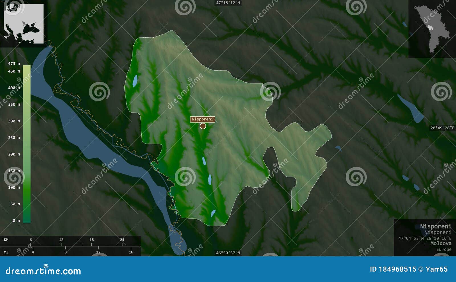 Nisporeni, Moldova - Composition. Physical Stock Illustration ...