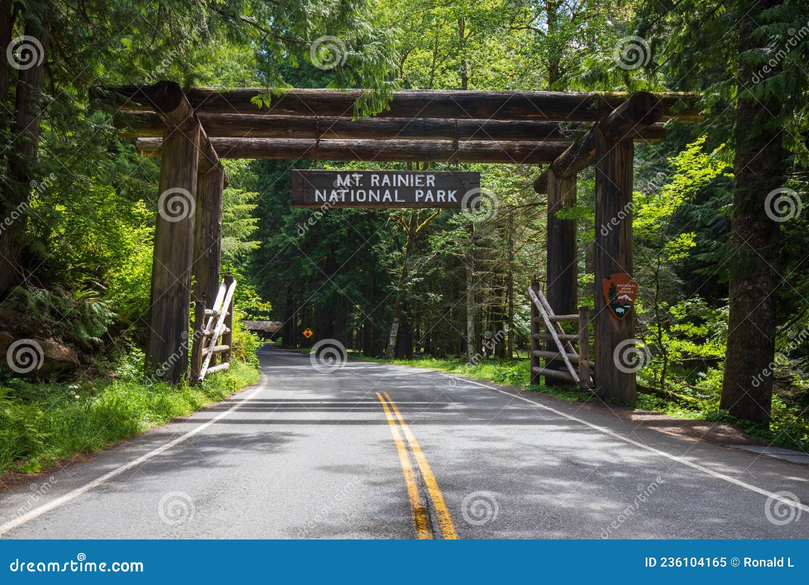 Nisqually Entrance of Mount Rainier National Park in Washington State ... Nisqually Entrance of Mount Rainier National Park in Washington State ...