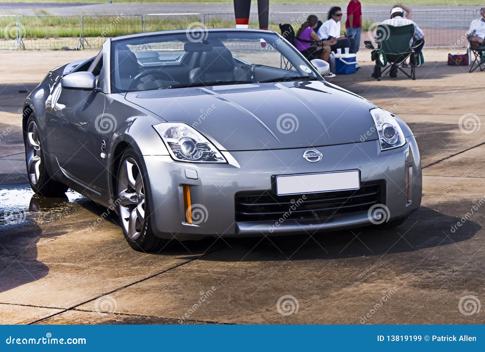 Nissan 350Z - Silver Convertible Editorial Stock Image - Image of front ...