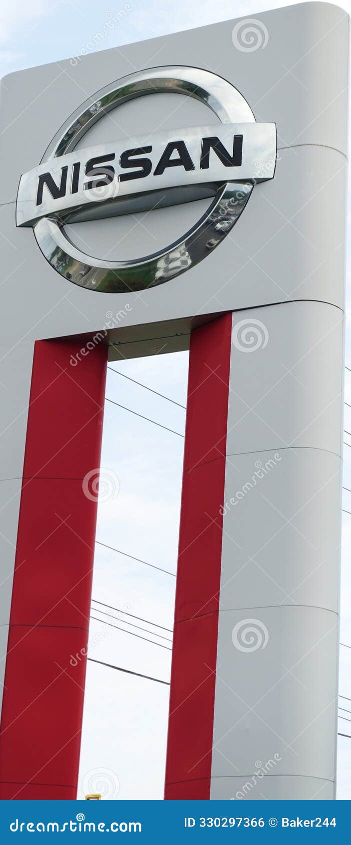 Nissan Dealership Logo stock photo. Image of nissan - 330297366