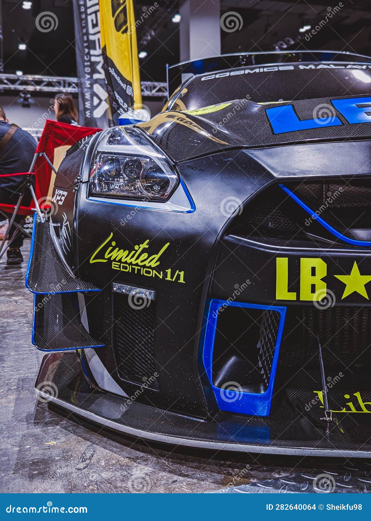 NISSAN GTR JDM stock photo. Image of modified, matt - 282640064