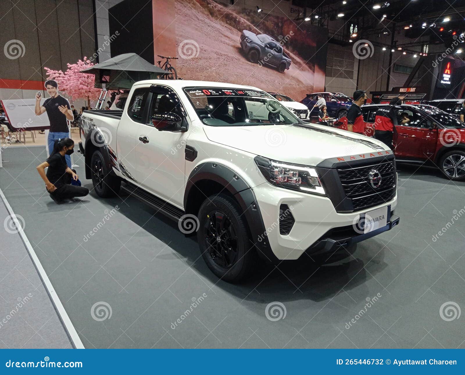 NISSAN NAVARA KING CAB BLACK EDITION Editorial Photography - Image of ...