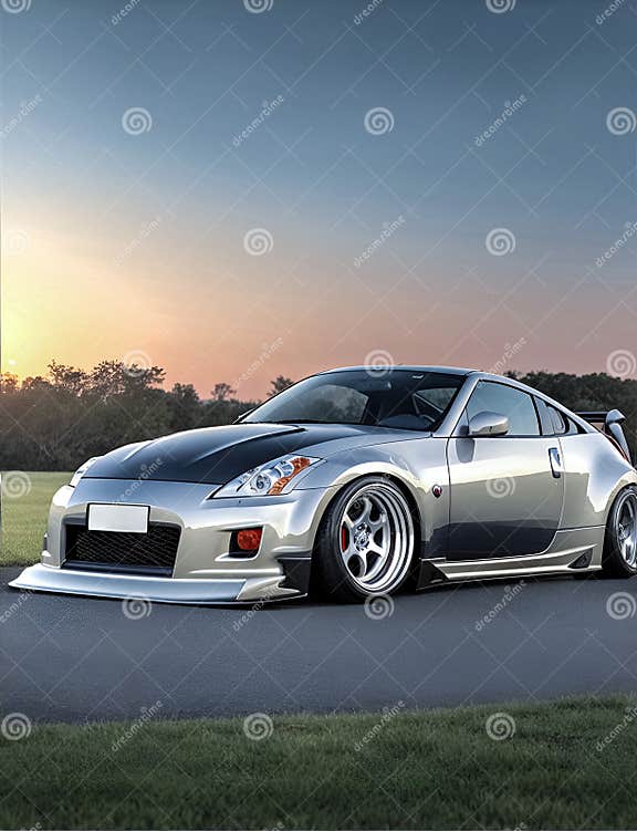 Nissan 350Z Image Modified High Quality Stock Image - Image of ...