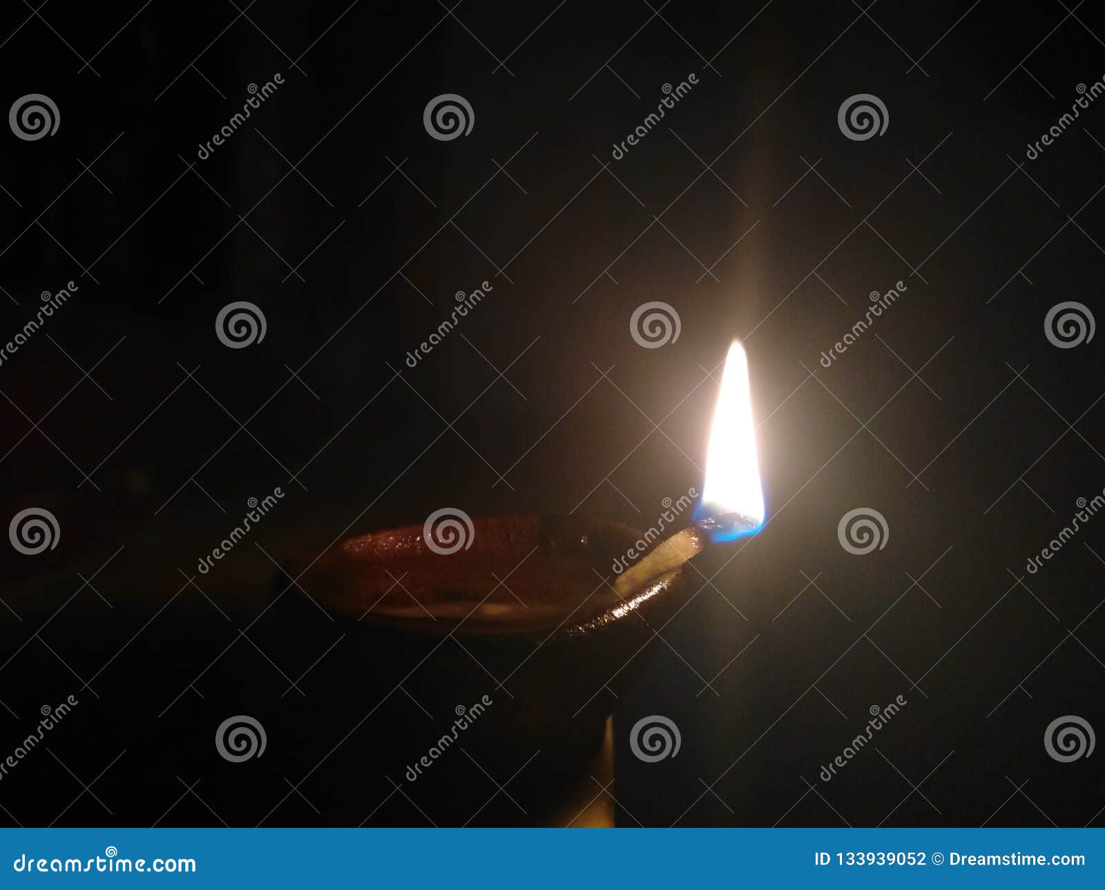 Nite Lamp Put in Night Time Stock Photo - Image of nite, light: 133939052
