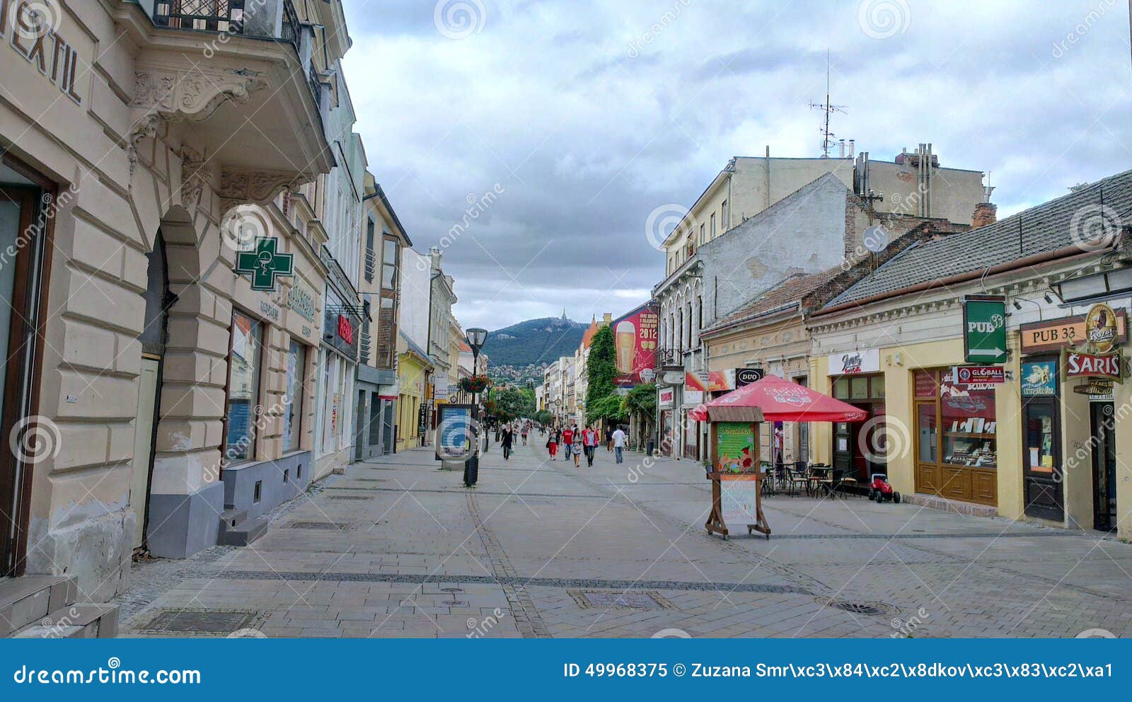 Nitra - Slovakia editorial image. Image of center, centro - 49968375