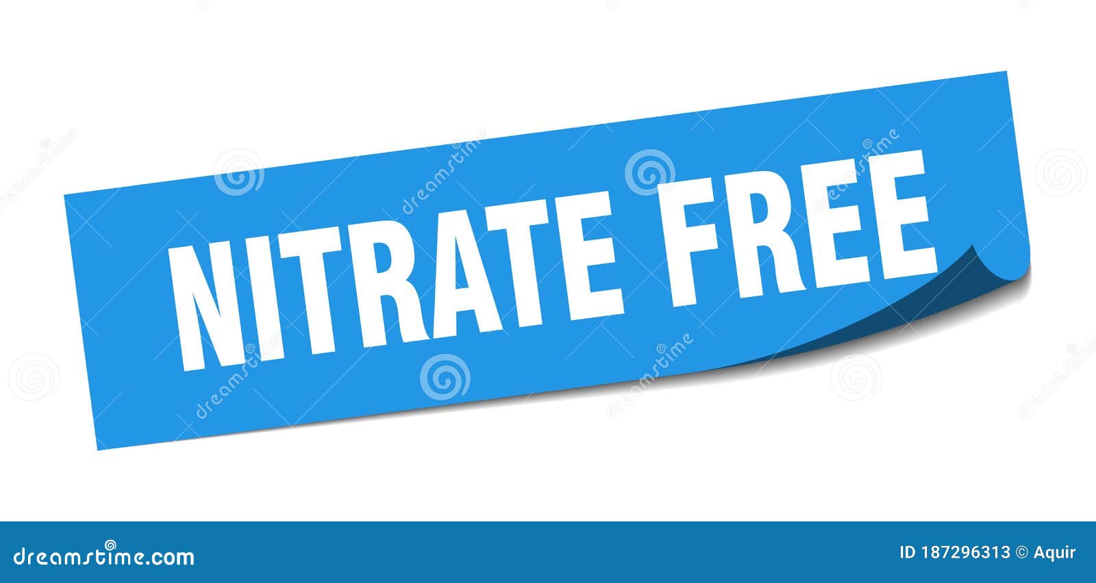Nitrate Free Sticker. Nitrate Free Sign On Transparent Background ...