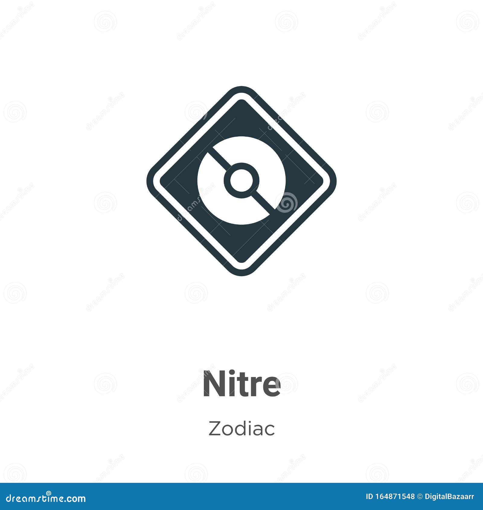 Nitre Vector Icon on White Background. Flat Vector Nitre Icon Symbol ...