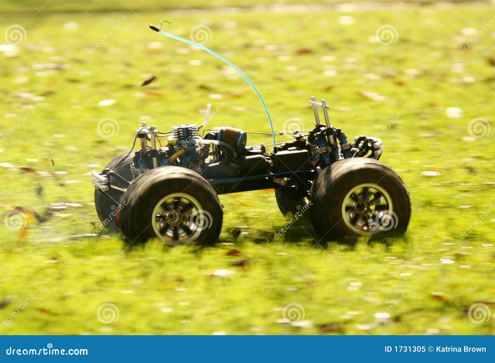 Nitro RC Model Truck with Intentional Motion Blur To Represent S Stock ...