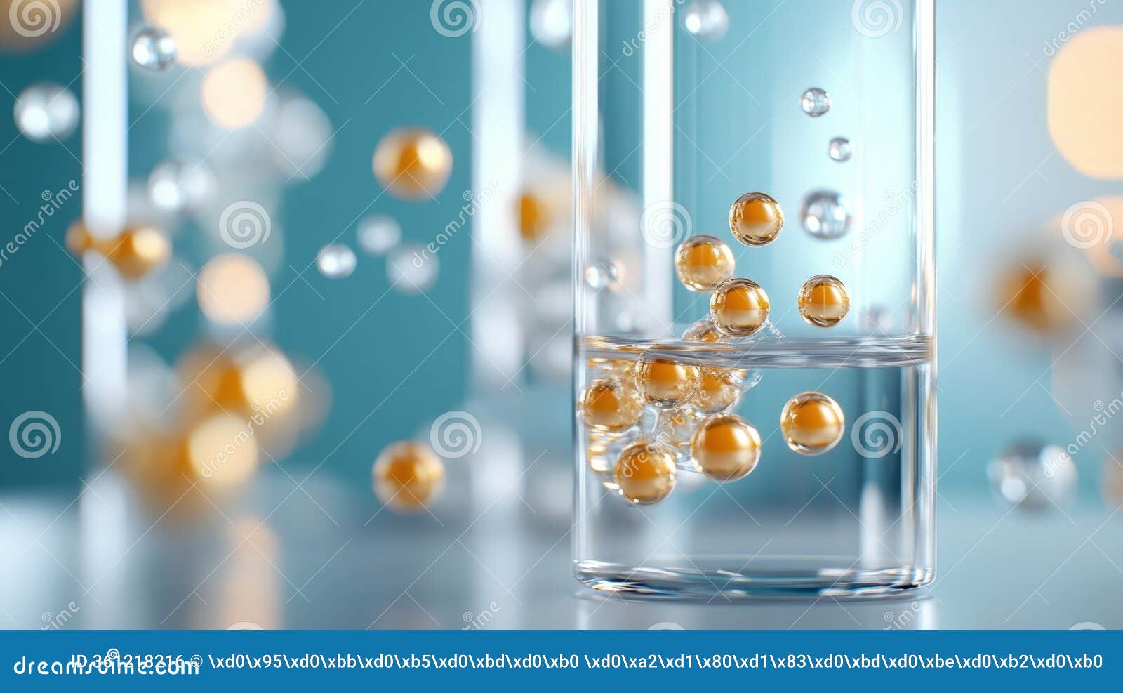 Nitrogen Bubbles Rise in Transparent Vessels Creating a Dynamic Display ...
