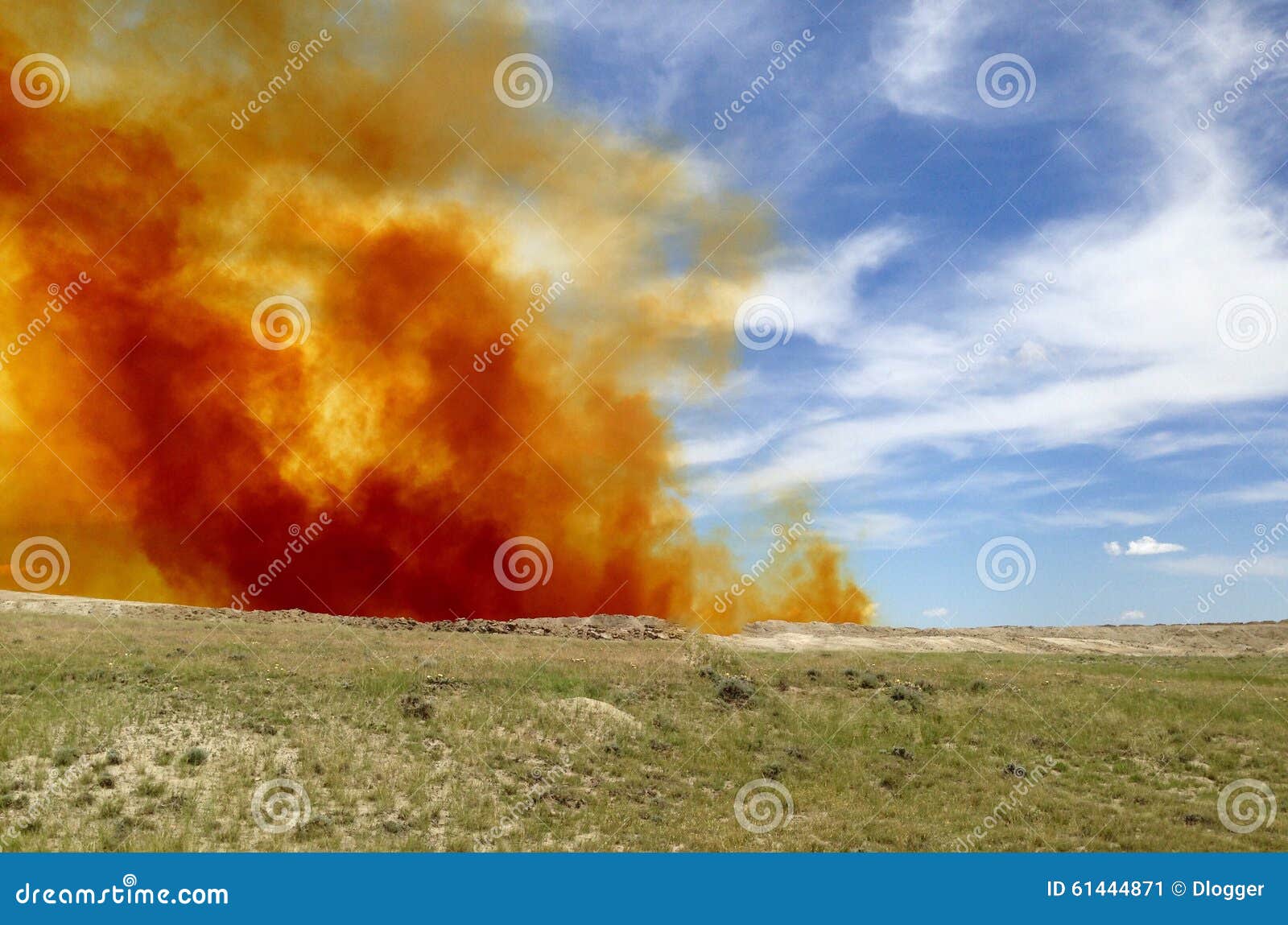 Nitrogen Dioxide cloud . stock image. Image of explosion - 61444871