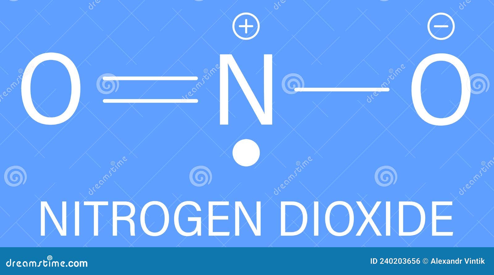Nitrogen Dioxide NO2 Air Pollution Molecule. Free Radical Compound ... Nitrogen Dioxide NO2 Air Pollution Molecule. Free Radical Compound ...