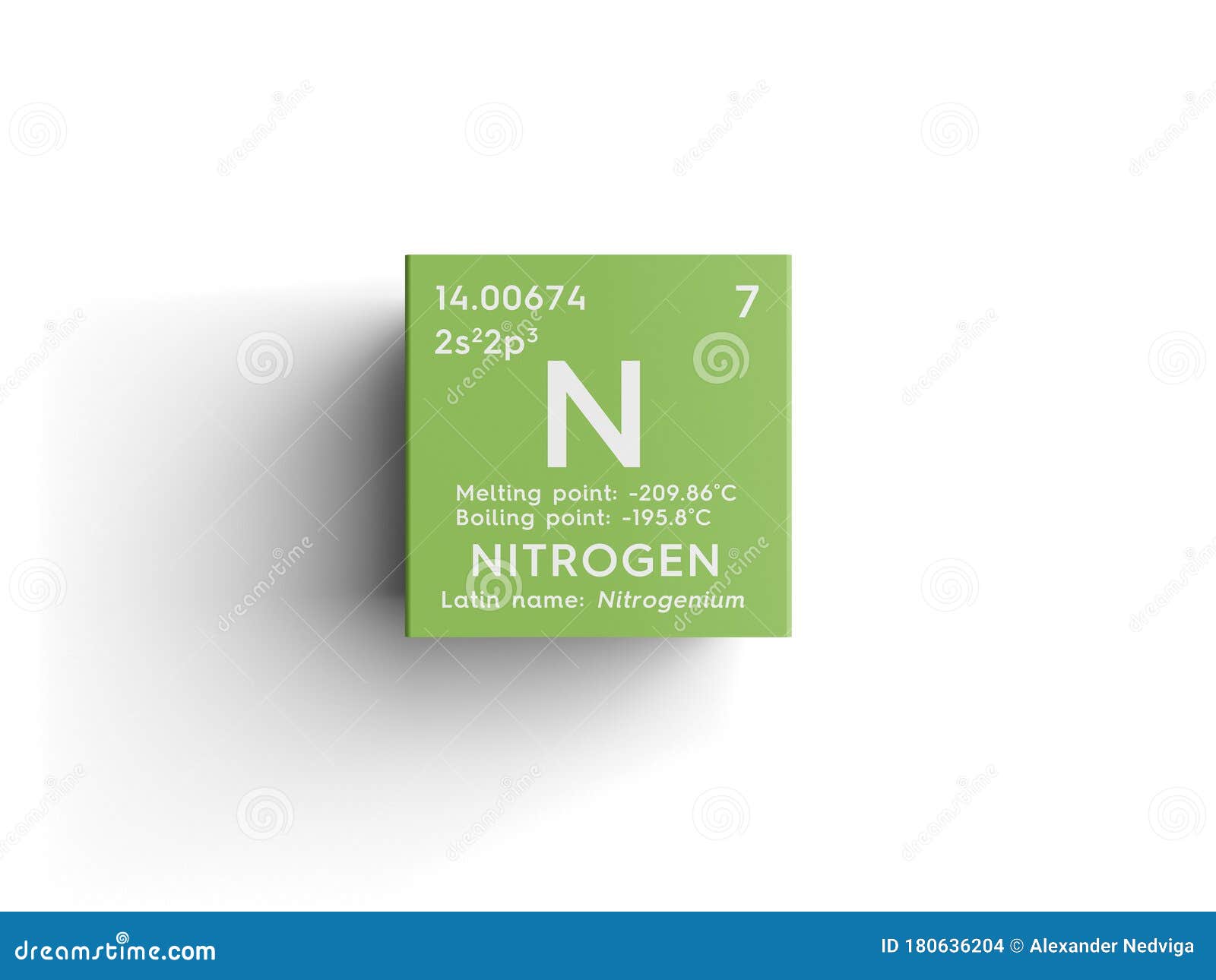 Nitrogen. Other Nonmetals. Chemical Element Of Mendeleev\'s Periodic ...