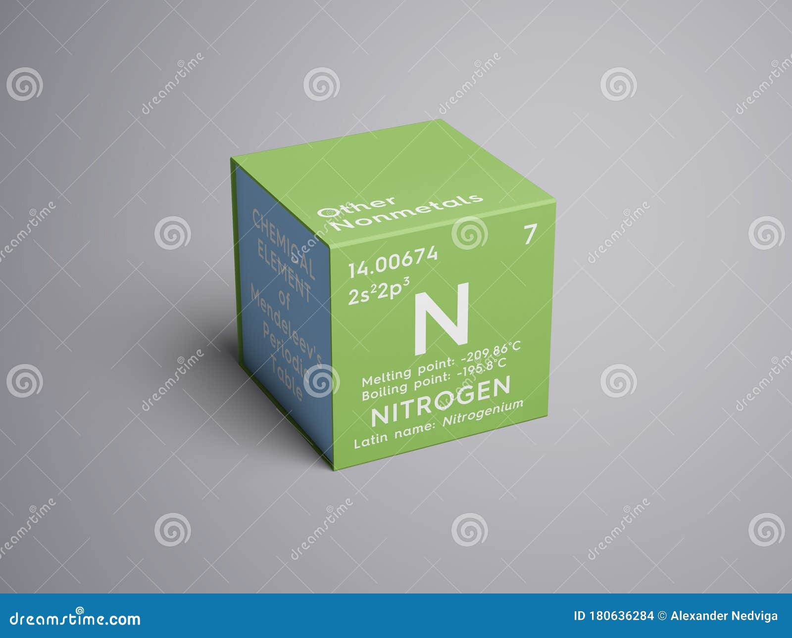Nitrogen. Other Nonmetals. Chemical Element of Mendeleev S Periodic ...