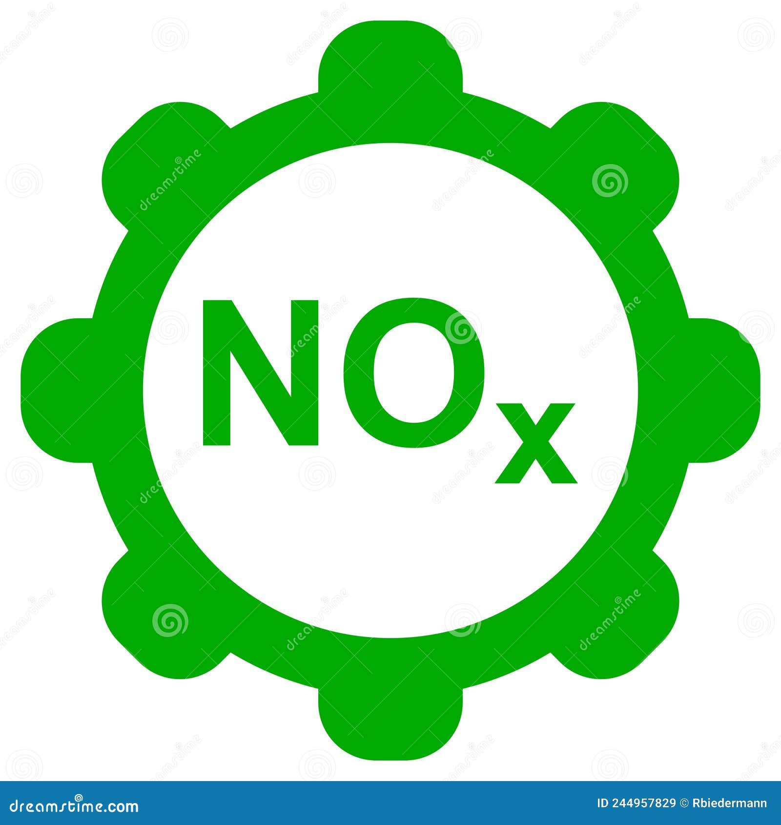 Nitrogen oxides and wheel stock vector. Illustration of nitrogen ...
