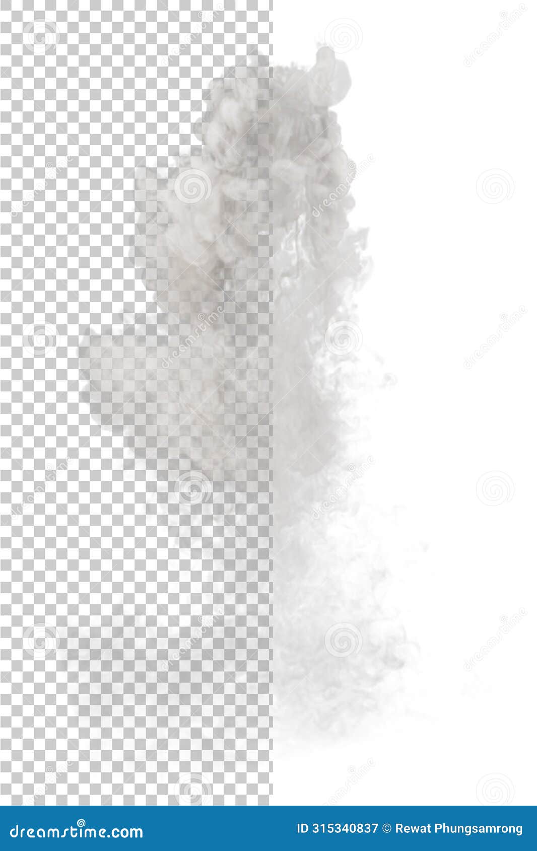 Nitrogen of Rocket Launch on Transparent Background Stock Image ...