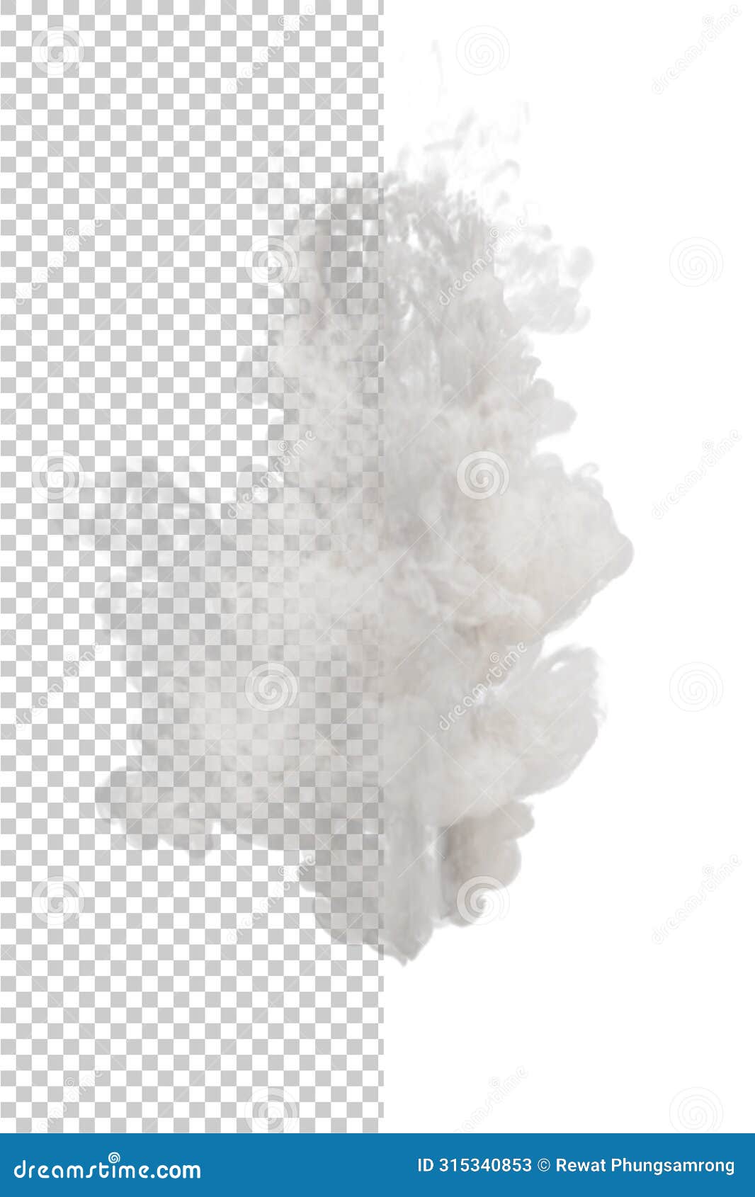 Nitrogen of Rocket Launch on Transparent Background Stock Image ...