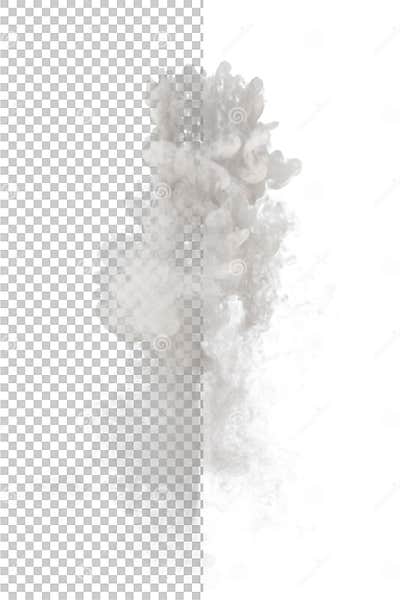 Nitrogen of Rocket Launch on Transparent Background Stock Image ...