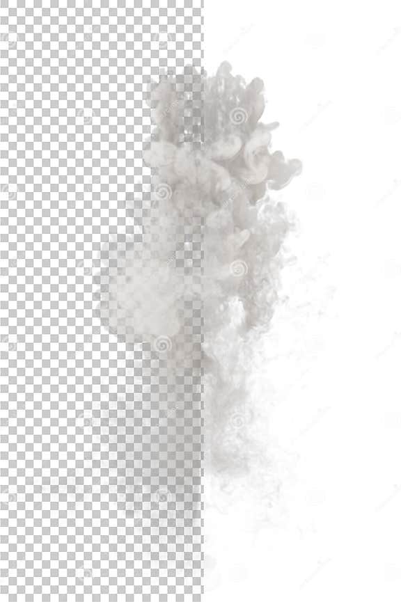 Nitrogen of Rocket Launch on Transparent Background Stock Image ...