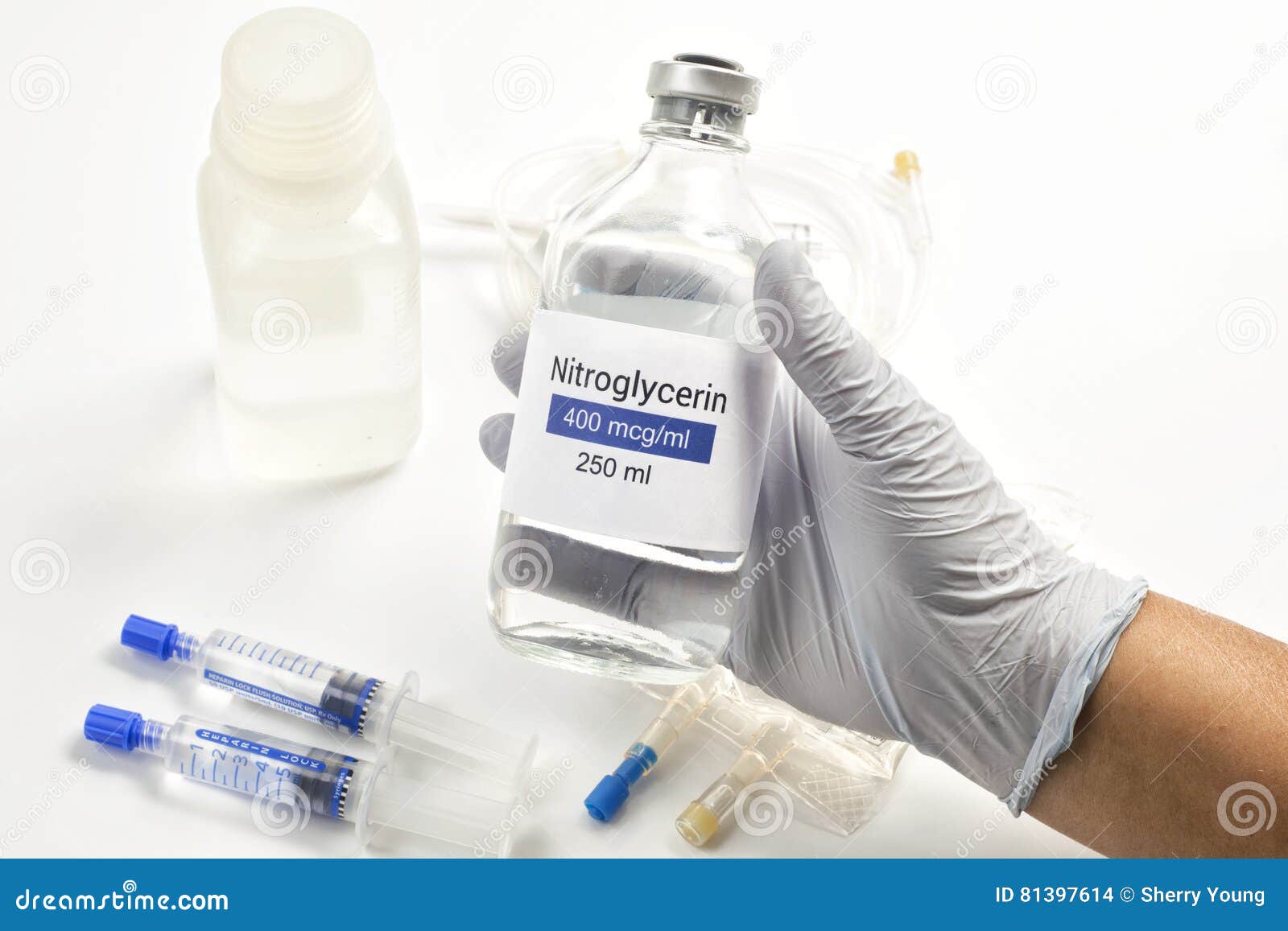 Heparin Syringes In The Laboratory Royalty-Free Stock Photo ...