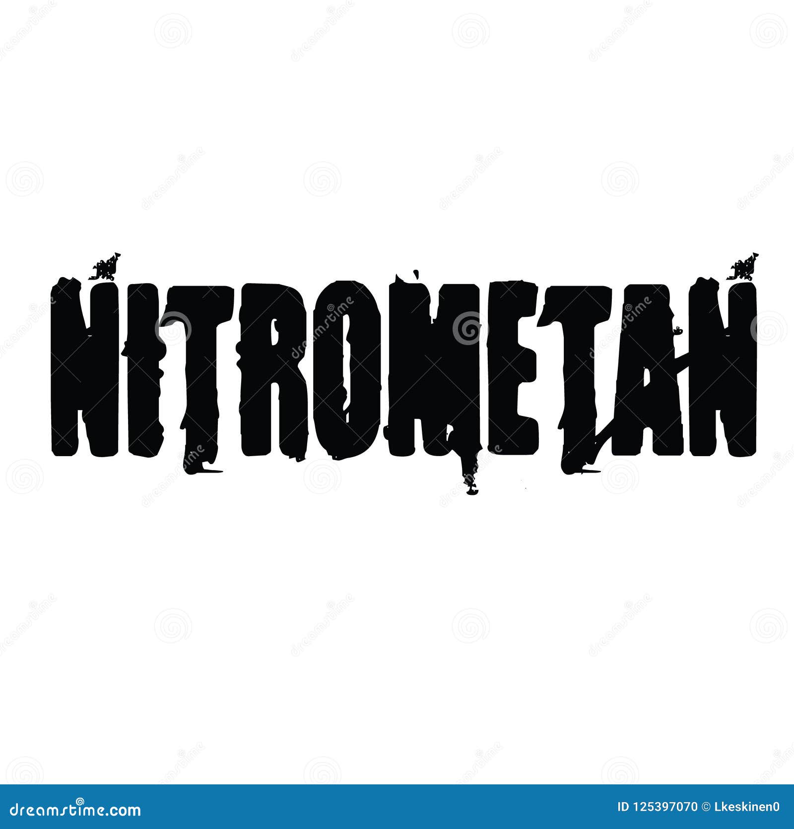 Nitromethane Stamp in Turkish Stock Vector - Illustration of language ...