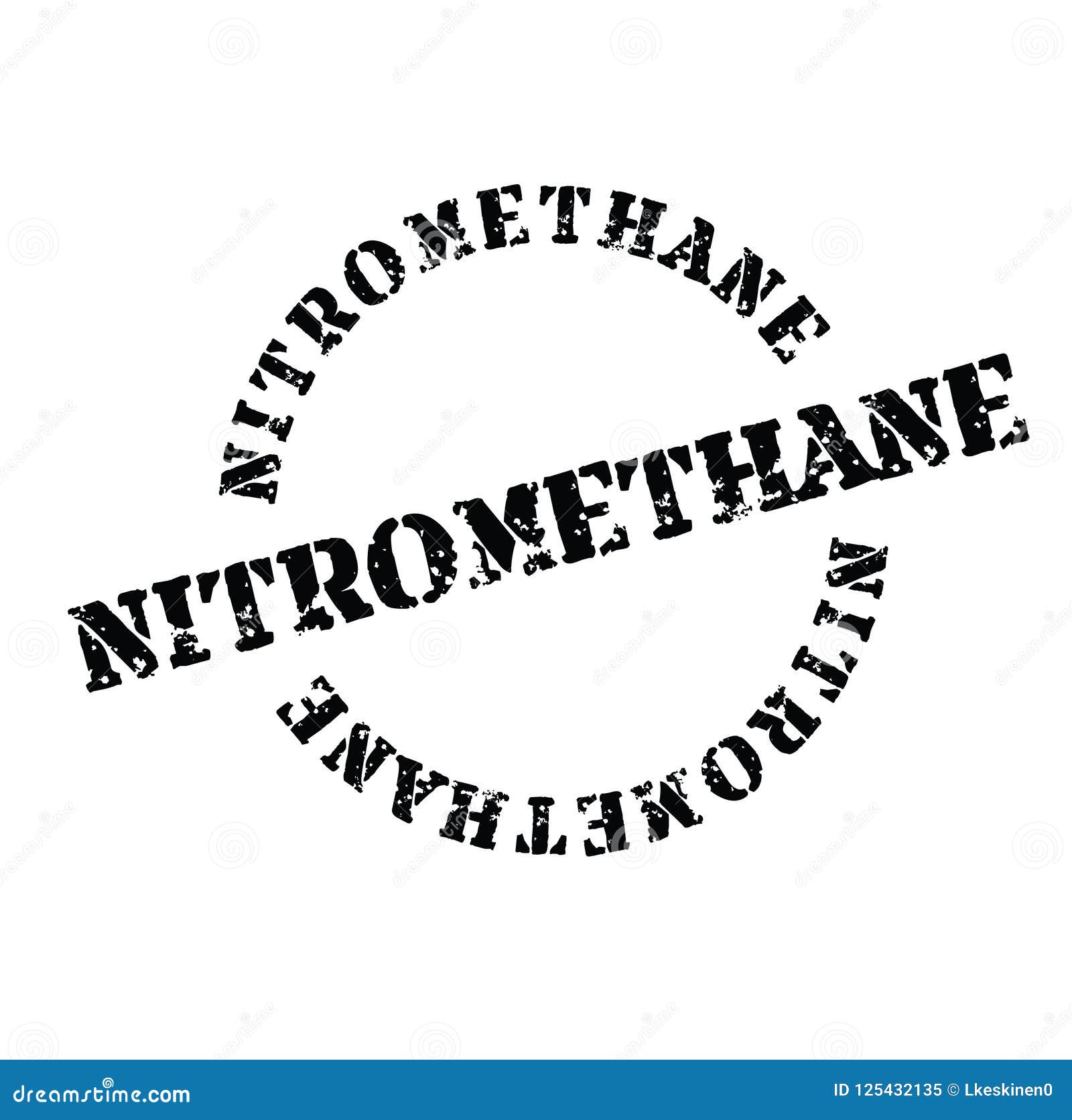 Nitromethane Stamp on White Stock Vector - Illustration of nitromethane ...