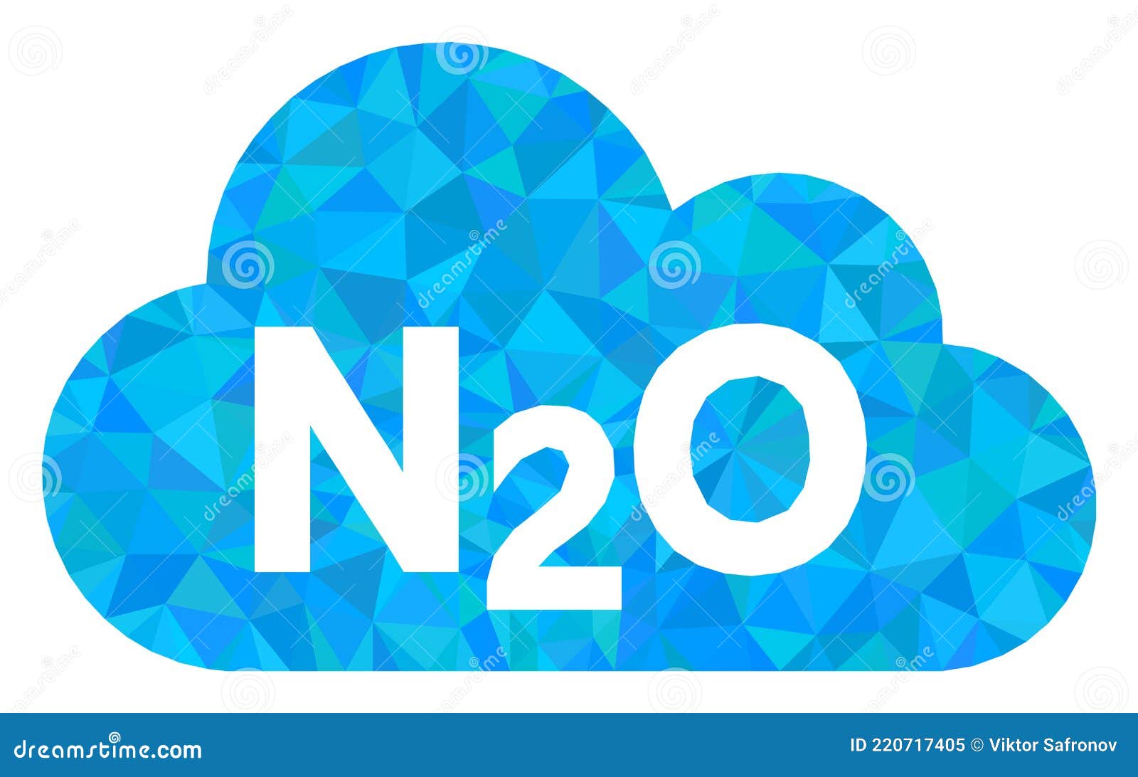 Nitrous Oxide NOS, Laughing Gas, N2O Molecule. Used In Surgery As ...