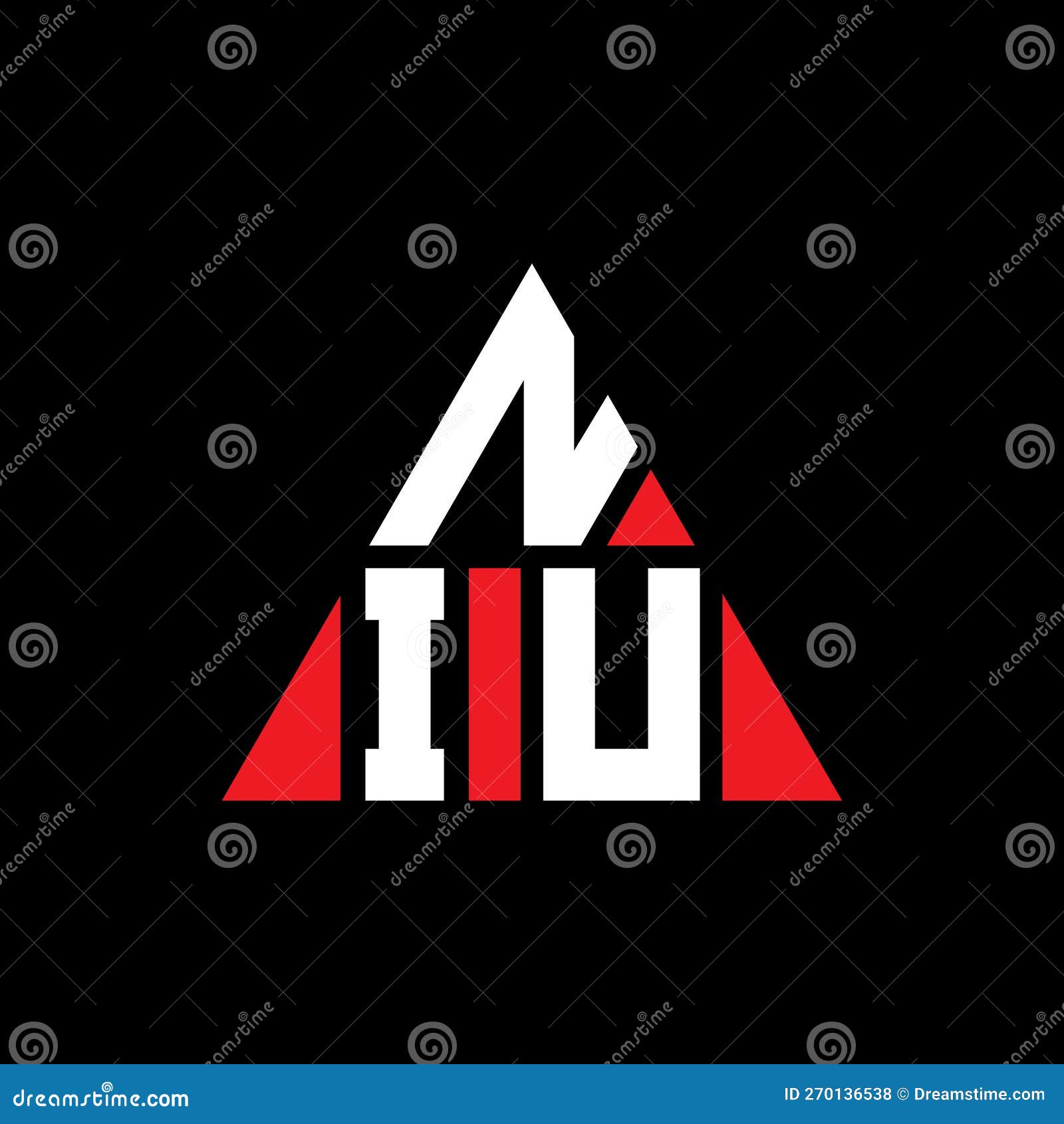 NIT Triangle Letter Logo Design with Triangle Shape. NIT Triangle Logo ...