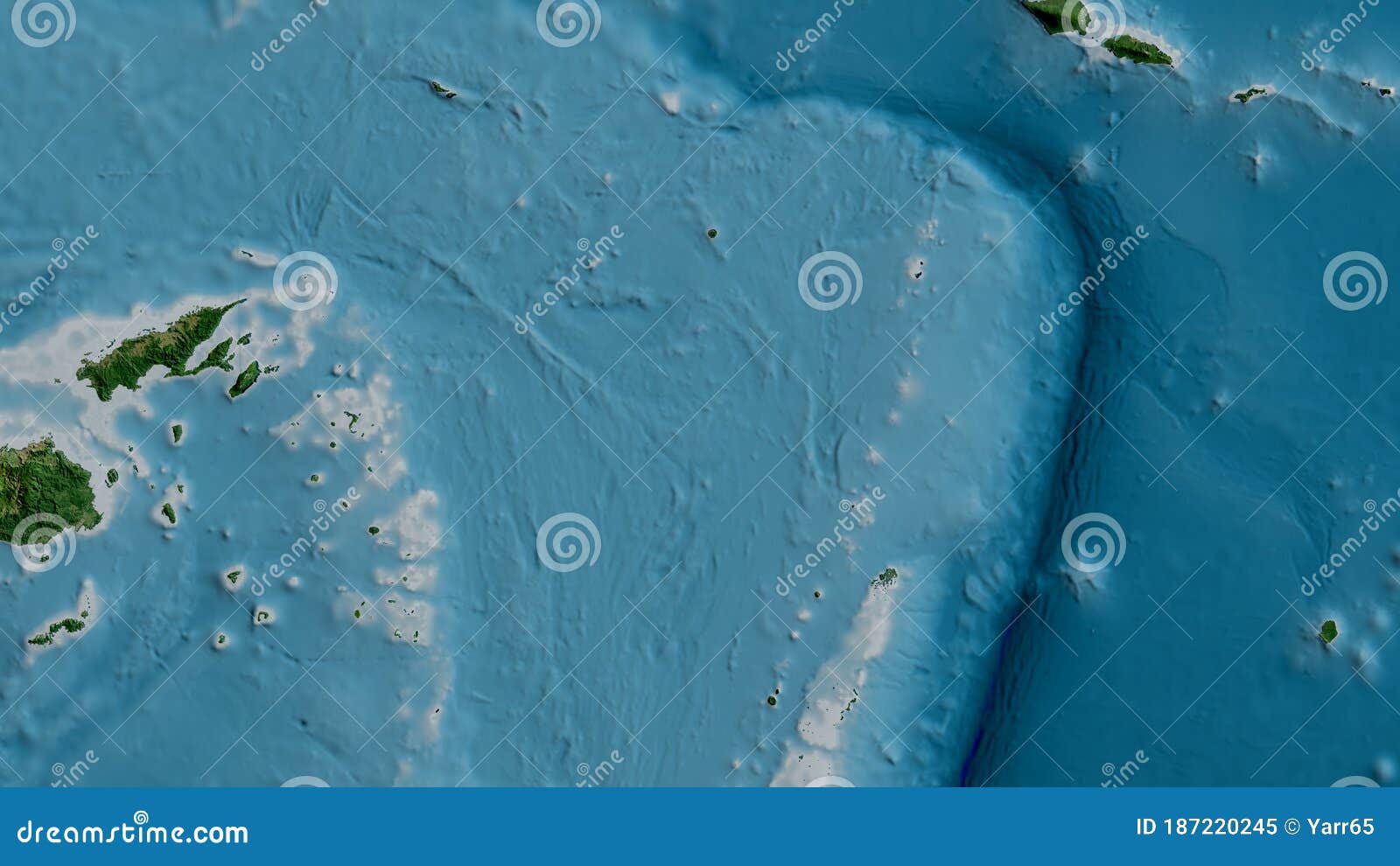 Niuafoou Tectonic Plate - Raster. Satellite Stock Illustration ...