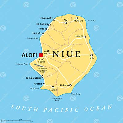 Niue, Self Governing Island State in the South Pacific Ocean, Political ...