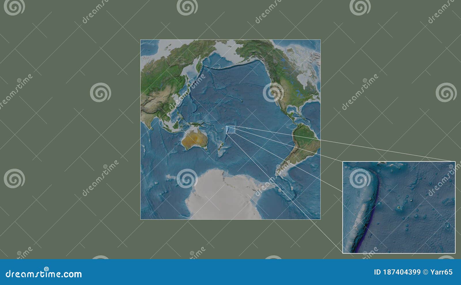 Niue - Satellite. Area Extracted Stock Illustration - Illustration of ...