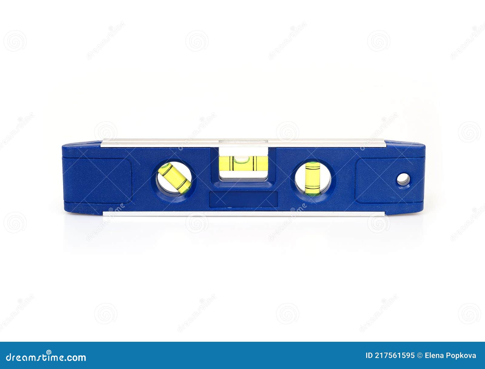 Nivel De Edificio Azul Aislado Sobre Fondo Blanco Imagen de archivo ...