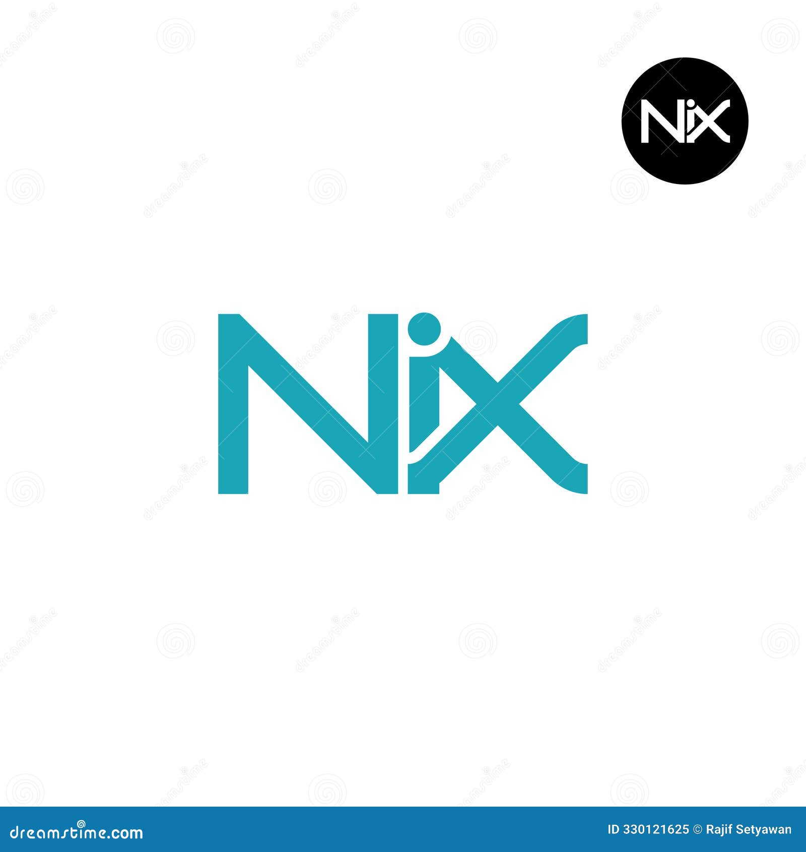 NIX Logo Letter Monogram Design Stock Vector - Illustration of ...