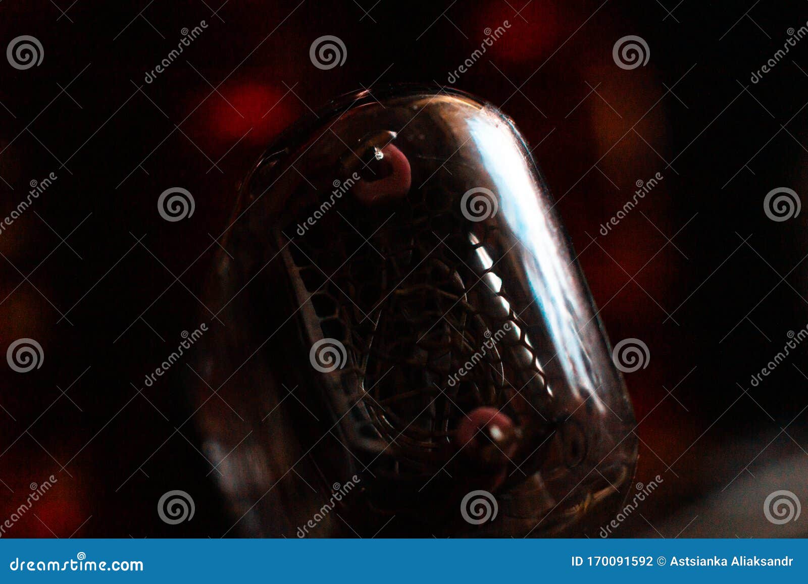 Nixie Tubes in-17, Nixie Tubes Macro Photography, Old and Retro Stock ...