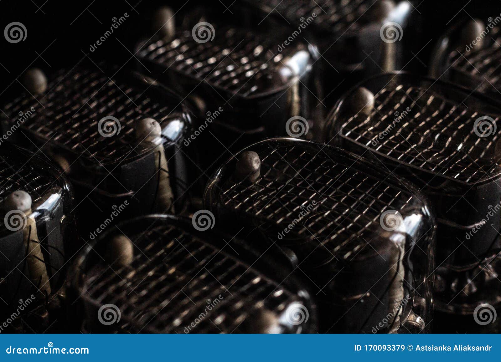 Nixie Tubes Macro Photography, Old and Retro Stock Image - Image of ...