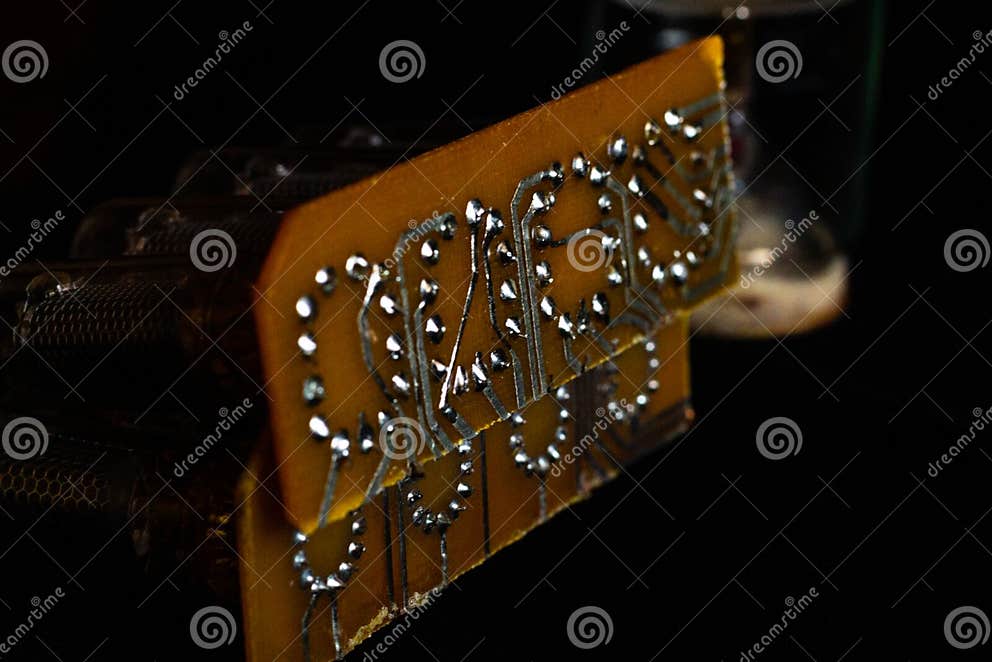 Nixie Tubes on Plate, Nixie Tubes Macro Photography, Old and Retro ...