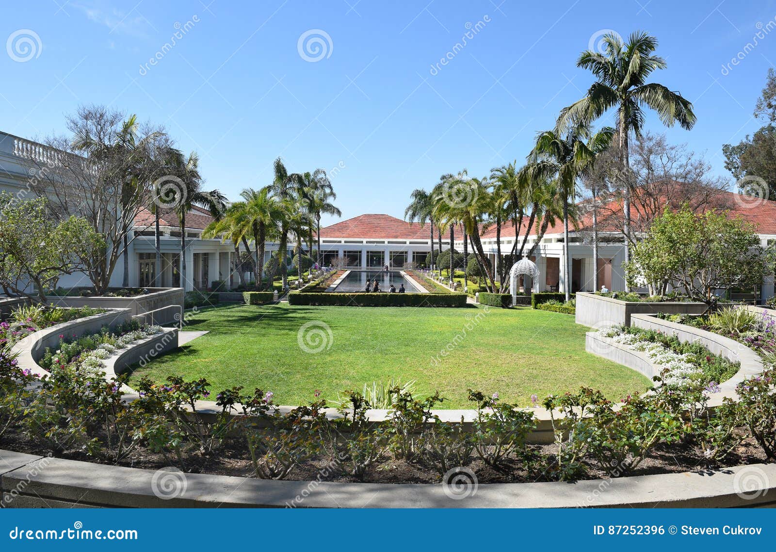 Nixon Library Grounds photo éditorial. Image of constructions - 87252396