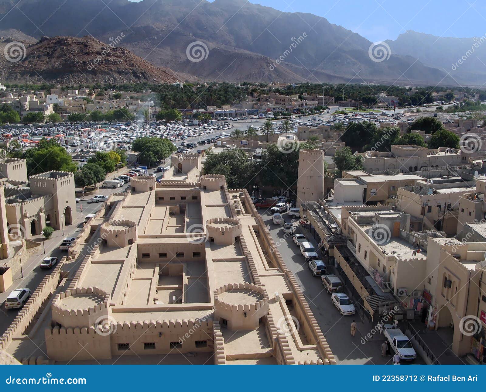 Nizwa Fort in Oman stock photo. Image of gulf, arabian - 22358712