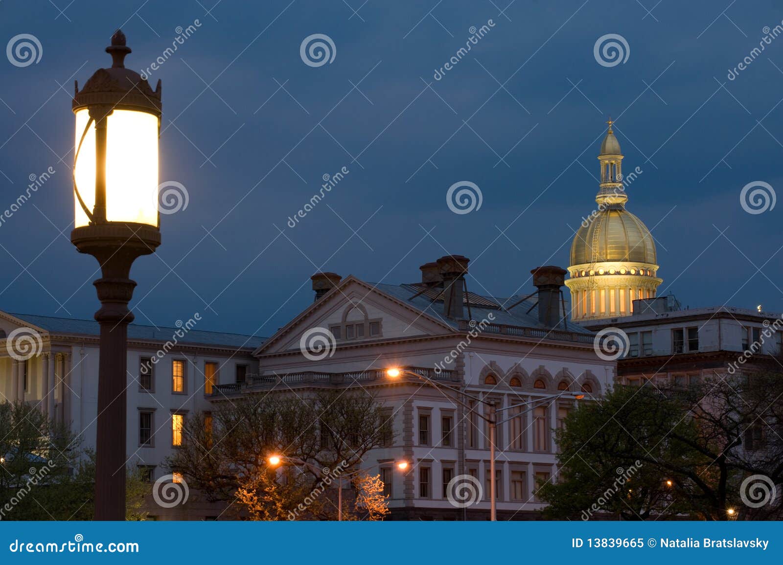 NJ State capitol stock image. Image of landmark, downtown - 13839665